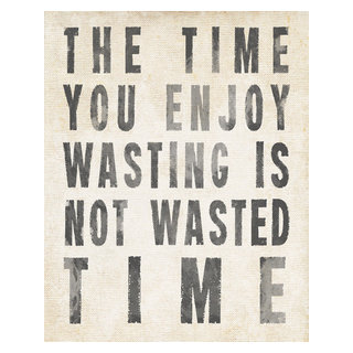 The Time You Enjoy Wasting, 16 x 20 archival print (antique white), 10 ...