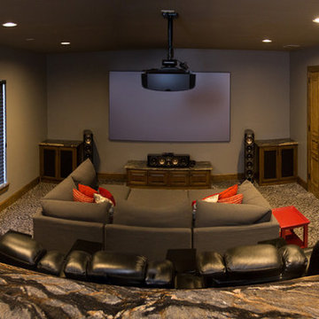 75 Beautiful Small Home Theater Pictures & Ideas | Houzz