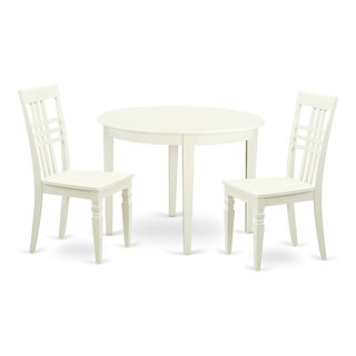 3-Piece Small Kitchen Table Set - Traditional - Dining Sets - by Bison ...