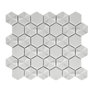 10"x11 3/4" 3D Hexagon Recycled Glass Tile - Contemporary - Mosaic Tile ...