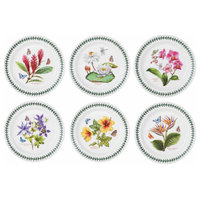 Portmeirion Exotic Botanic Garden Dinner Plate Set of 6 - Assorted ...