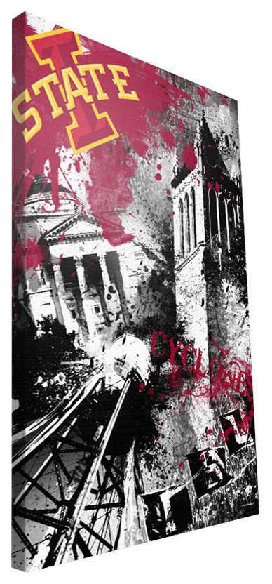 Iowa State University Cyclones Spirit Canvas Print, 8"x12 ...