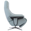 Darwin Light Blue Recliner - Midcentury - Recliner Chairs - by World ...