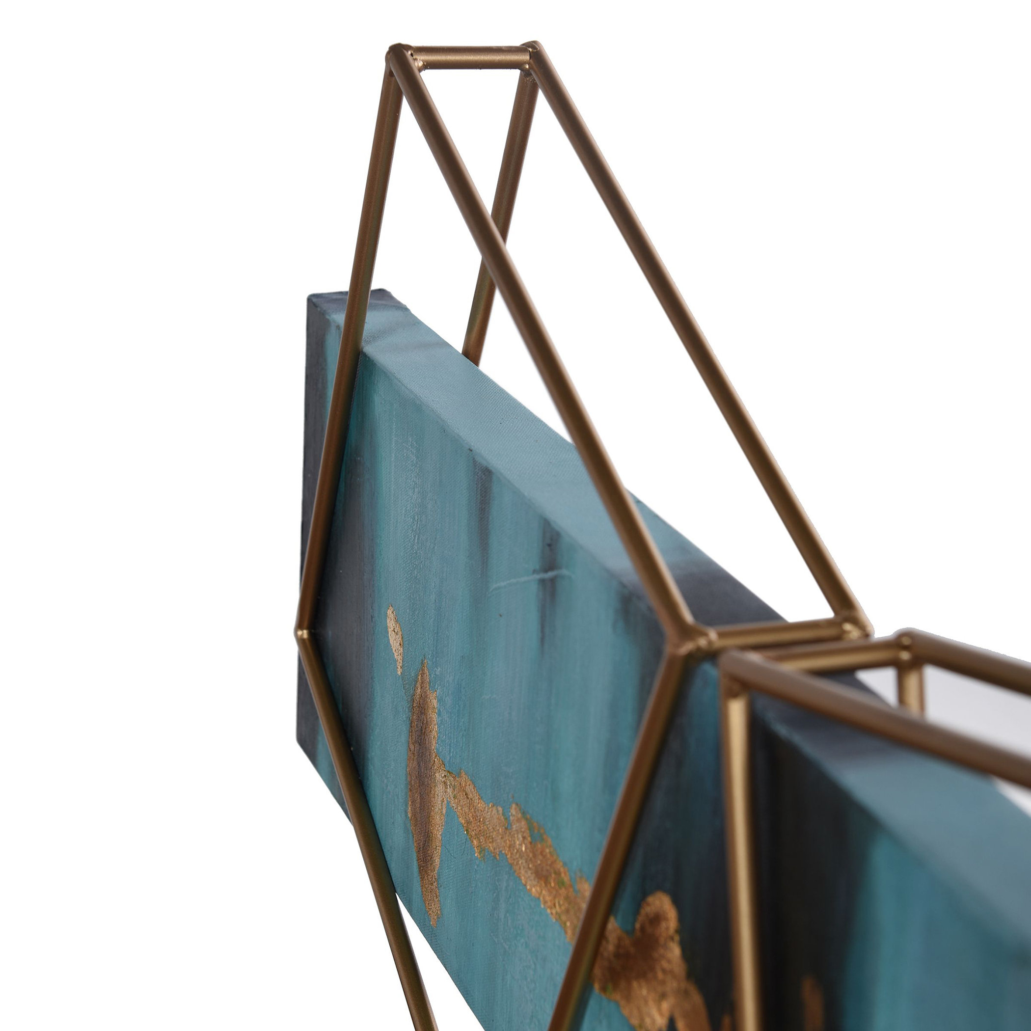 Perspective Reel Hand Painted Metal Wall Sculpture 47"Wx16"H4"D ...