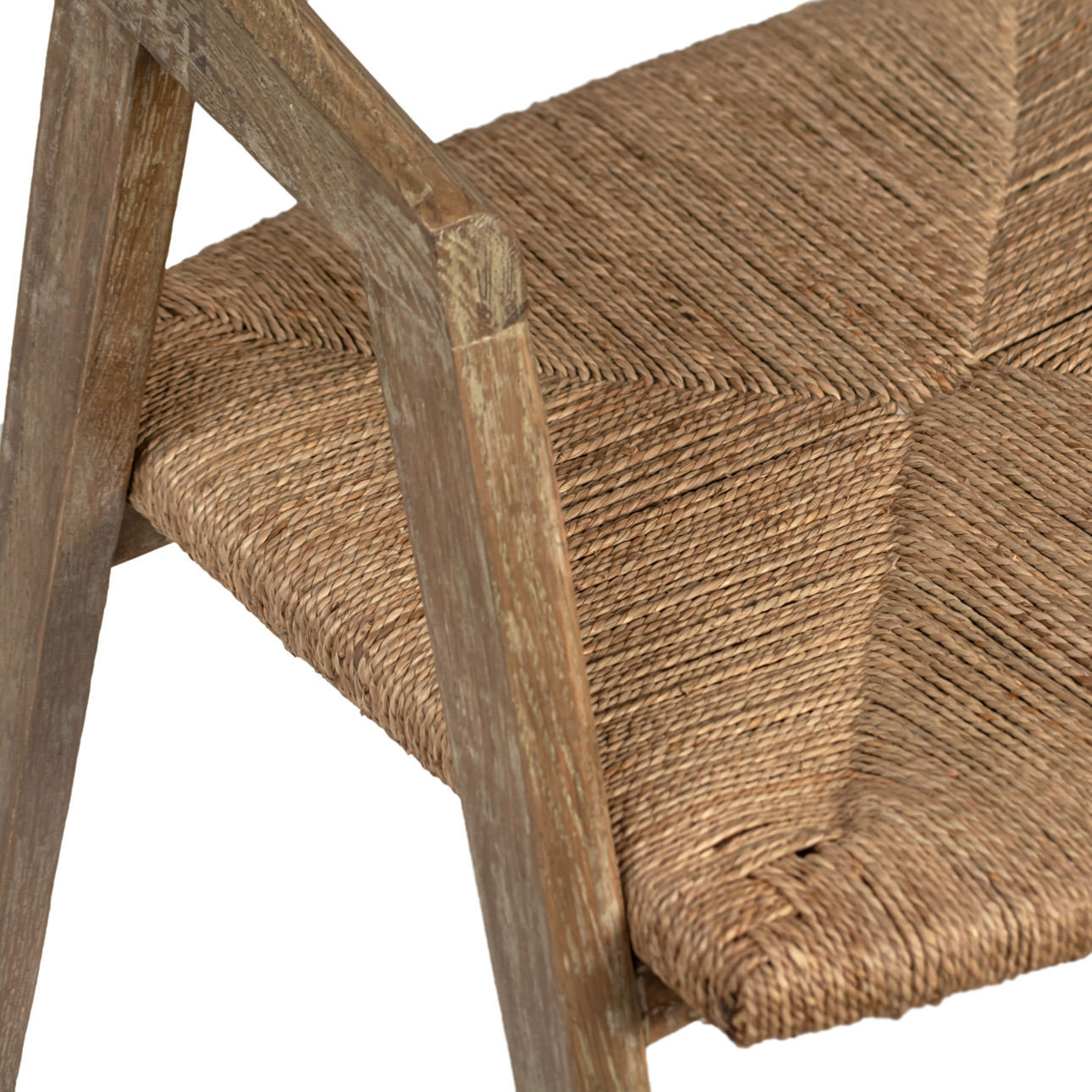 August Oak & Woven Seat Dining Chair - Midcentury - Dining Chairs - by ...