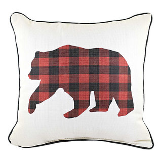 C & F Buffalo Check Bear Fabric Home Decor Checkered Chr0135, 16 In H X ...