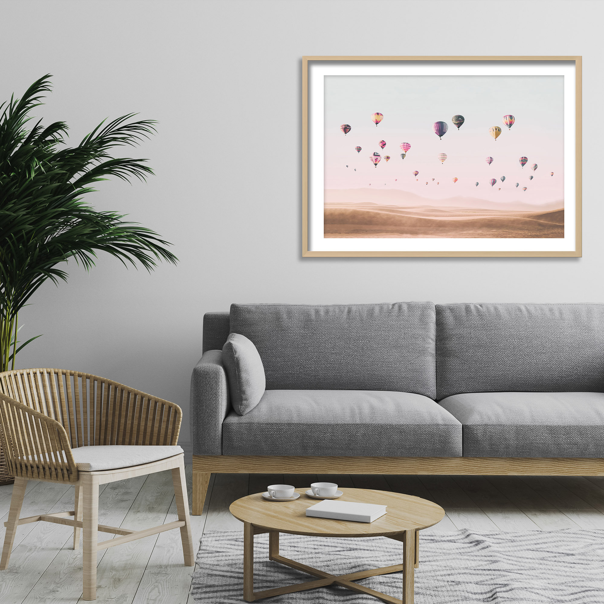 Around the World Framed Print Wall Art by Kathrin Pienaar, 48"x32 ...