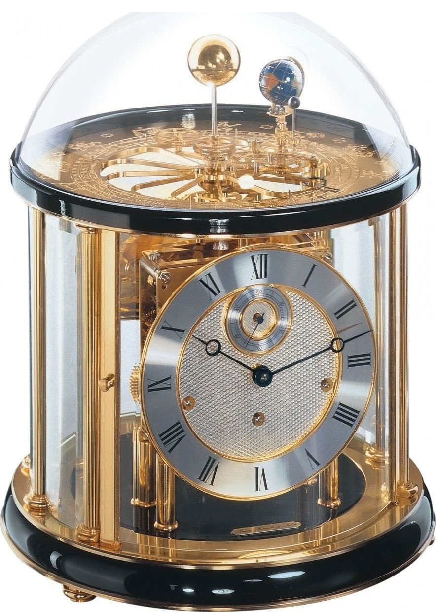 Tellurium I Clock Black - Traditional - Desk And Mantel Clocks - by ...