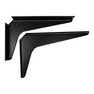 12 In. X 18 In. Work Station Brackets - Black, 12 In. X 18 In ...