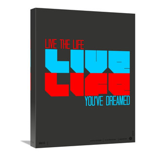 "Live Life" Poster Fine Art Print, 18" x 24" - Modern - Prints And ...
