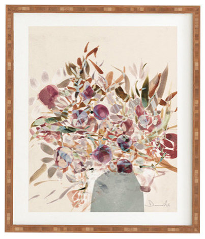 Dan Hobday Art Blooms 1 Framed Wall Art, 11x13" - Contemporary - Prints ...