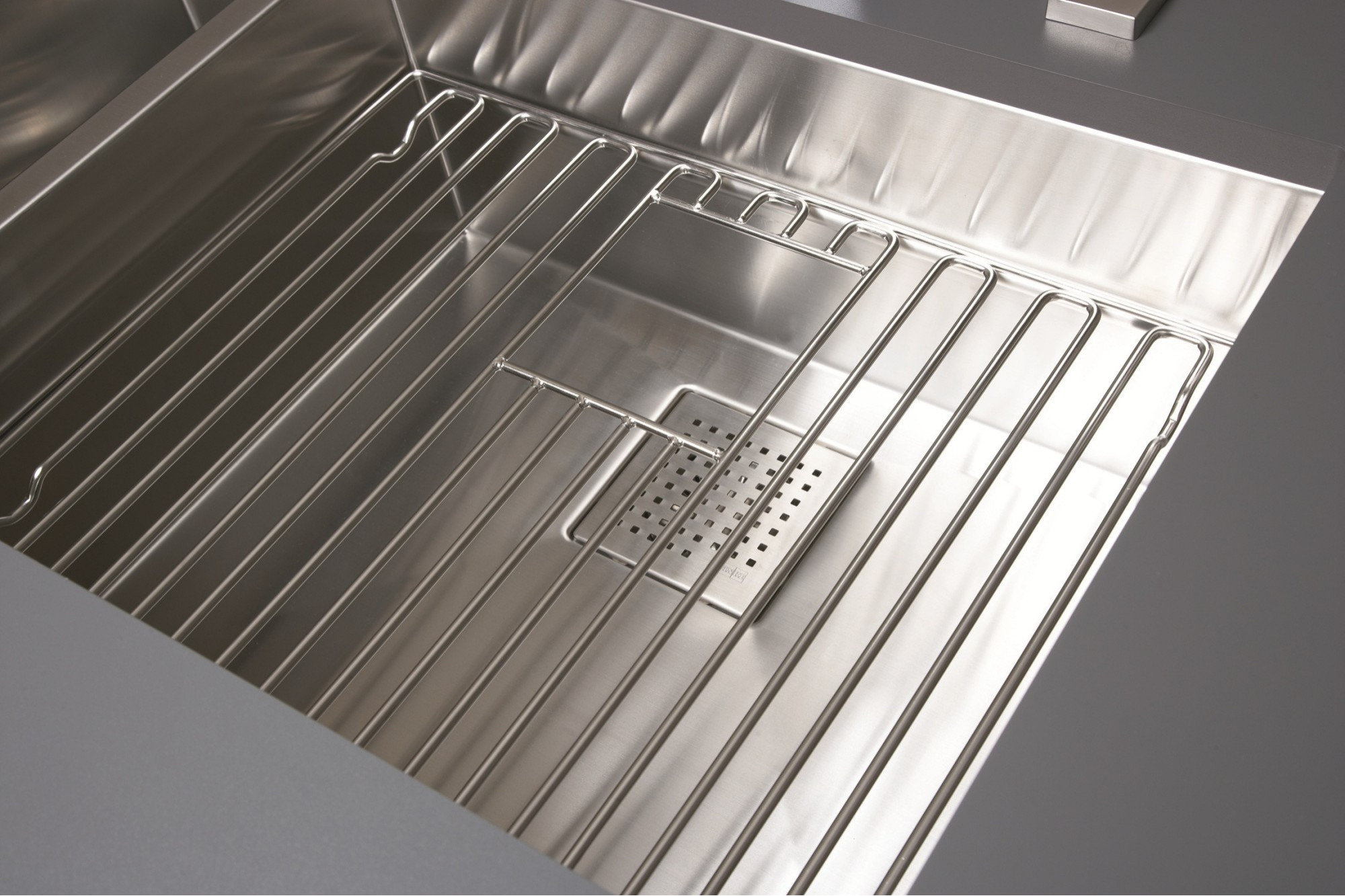 Franke PX-28S PEAK Stainless Steel Bottom Grid Sink Rack - Contemporary ...