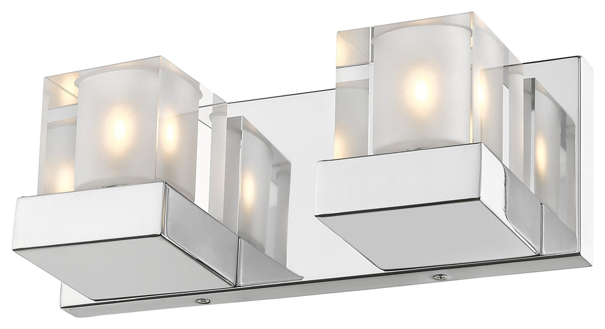 Z-Lite 467-2V Fallon 2 Light 22"W Clear Crystal Glass Bath Light ...