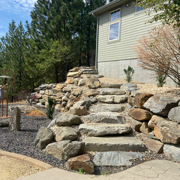 75 River Rock Walkway Ideas You'll Love - October, 2025 | Houzz