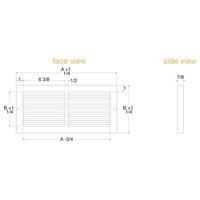 White Steel Baseboard Return, 10"x6" - Transitional - Registers Grilles ...