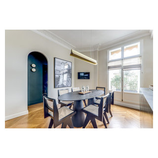 Rénovation complète d'un duplex de 180m2 - Contemporary - Dining Room ...
