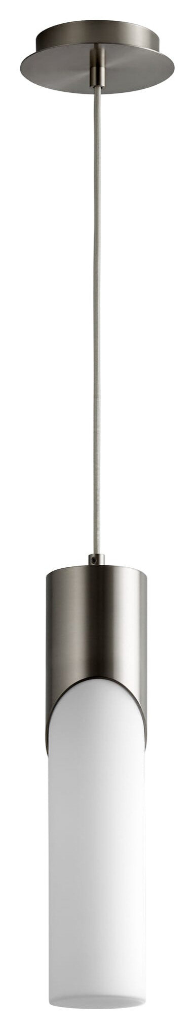 Ellipse Pendant Light in Satin Nickel, 4.000 - Transitional - Pendant ...