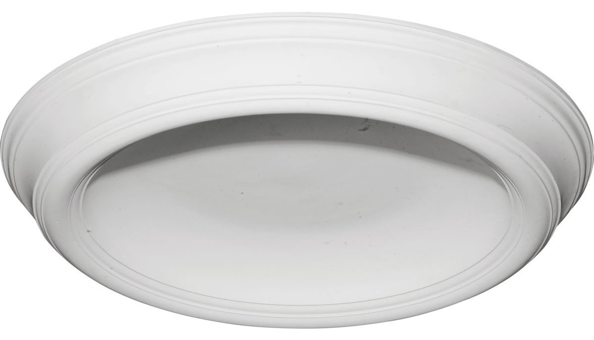 Traditional Smooth Surface Mount Ceiling Dome, 37 3/8"OD x 26 1/2"ID x ...