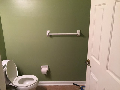 Sage Green Powder Room