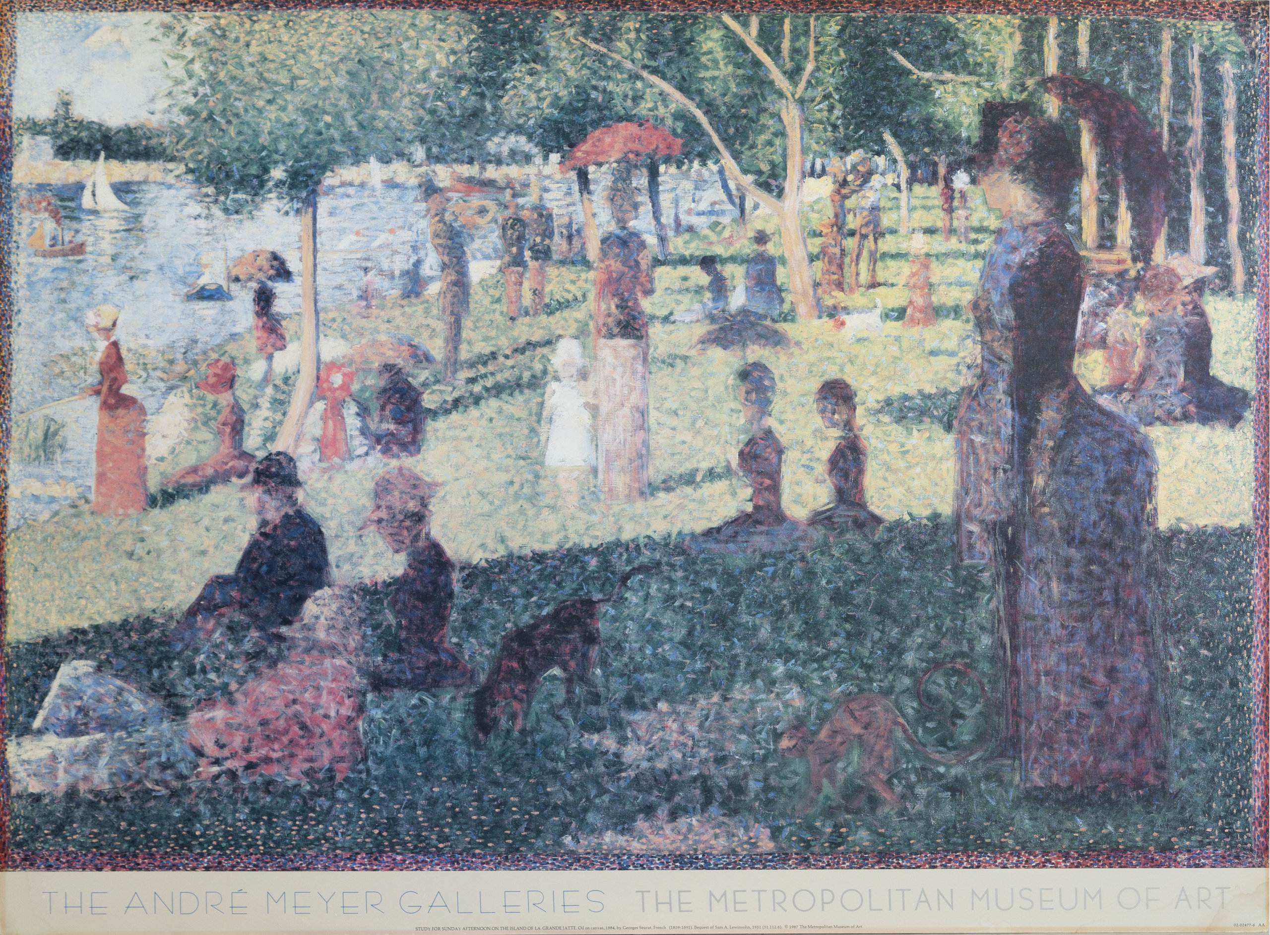 A Sunday Afternoon on the Island of La Grande Jatte, Georges Seurat ...