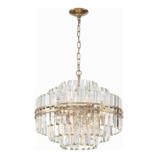 Hayes 12-Light Chandelier, 20.5"Hx22"W - Contemporary - Chandeliers ...