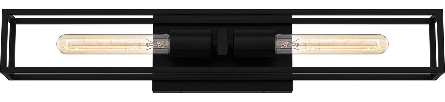 Leighton 2-Light Bath, Matte Black - Transitional - Bathroom Vanity ...