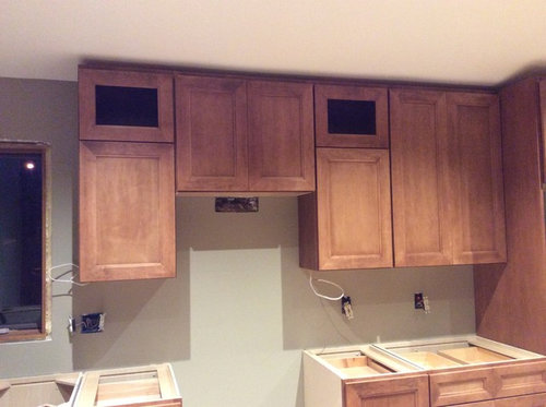 Stain on maple cabinets