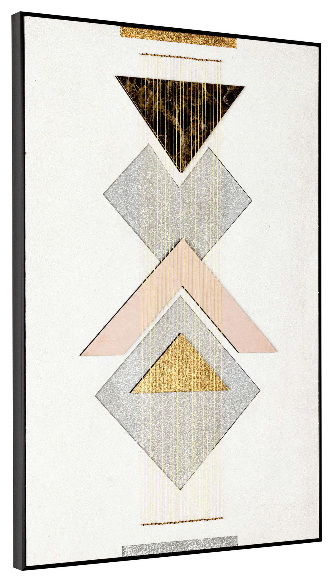 Ternion Modern Geometric Shadow Box - Contemporary - Mixed Media Art ...