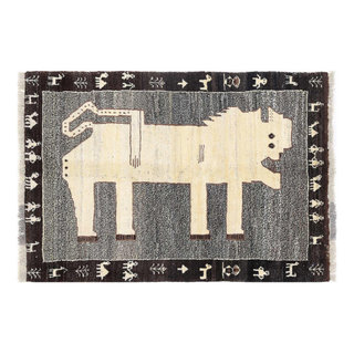 Distinctive Majestic Persian Lion Rug 3'5"x5' - Southwestern - Area ...