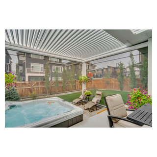 SW Calgary StruXure Pergola with Phantom Screens - Traditional - Patio ...