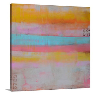 Coastal Vista Wrapped Canvas Art Print, 20"x20" - Beach Style - Prints ...