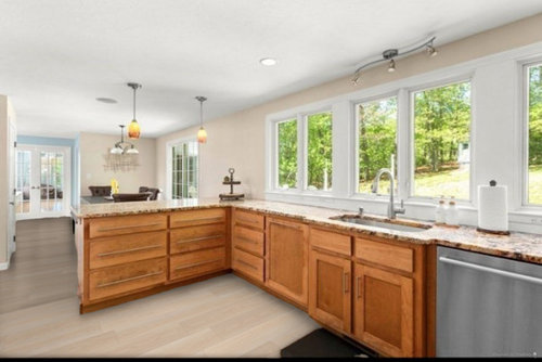 Help with Honey Oak Kitchen Cabinets and LVP Flooring Color