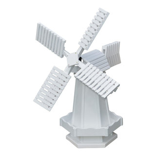 Pressure Treated Dutch Windmill, Large - Farmhouse - Garden Statues And ...
