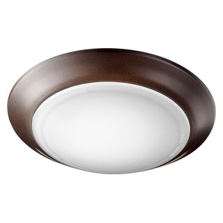 Quorum LED Wet Ceiling Mount 7.5" 15W, Oiled Bronze - Transitional ...