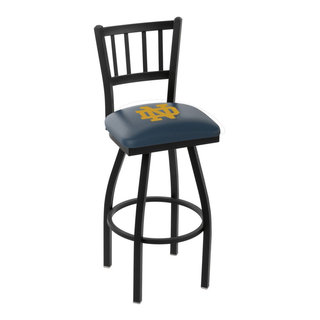 Holland L018 Notre Dame ND 36" Swivel Bar Stool - Black - Contemporary ...
