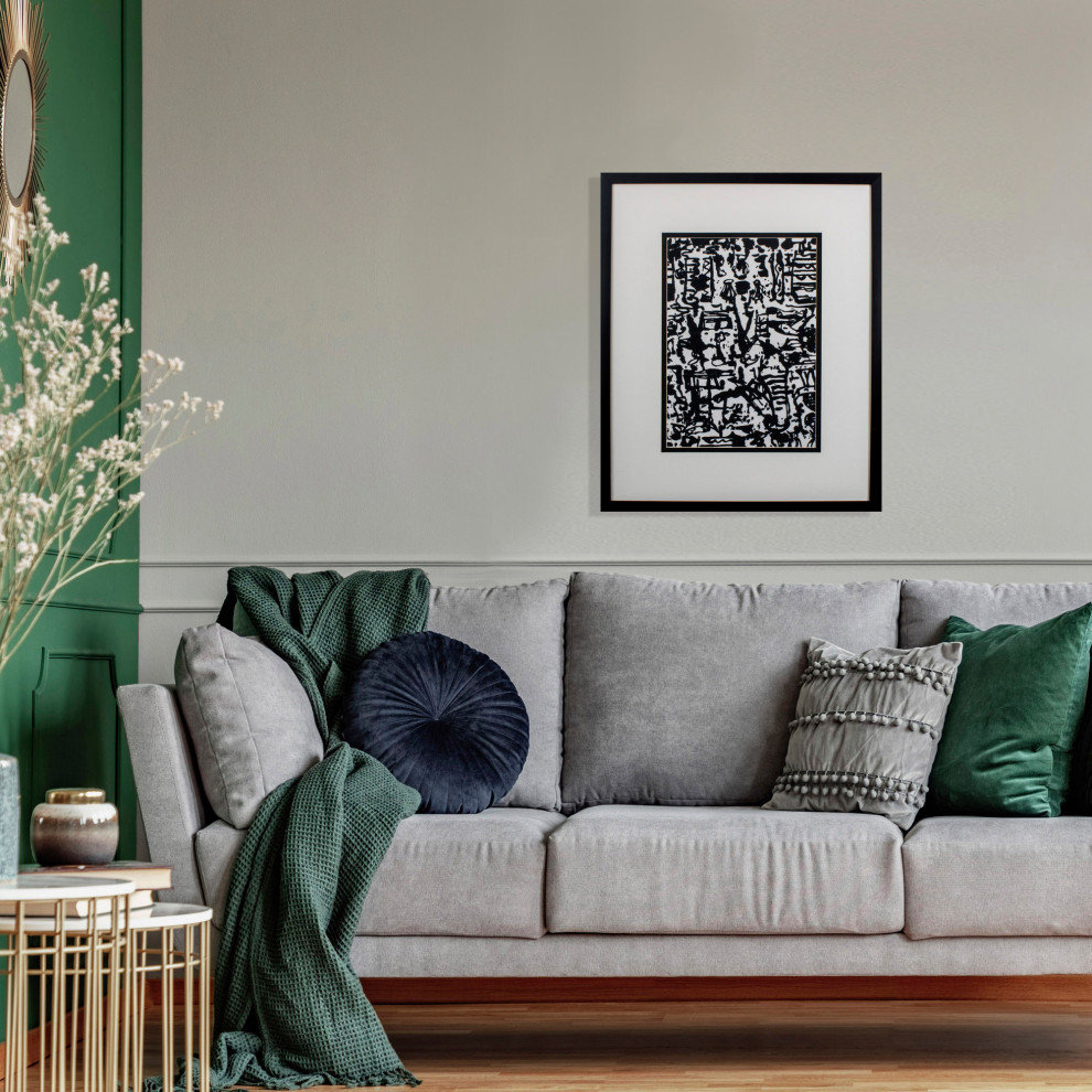 Graphic Mod Abstract I Wall Art - Contemporary - Prints And Posters ...