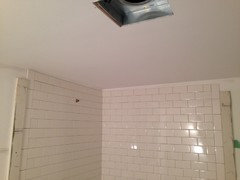 Subway Tile and Uneven Ceiling