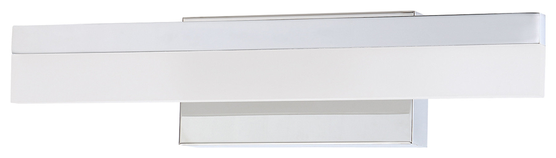 Strate 18" LED Chrome Vanity Light - Modern - Bathroom Vanity Lighting ...