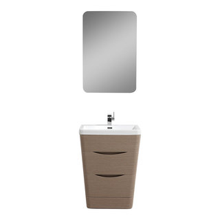 Venice 26" Vanity Set With Mirror, 128"x31.25"x25.5" - Contemporary ...