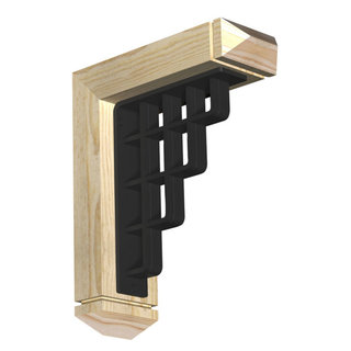 Diane Arts and Crafts Ironcrest Bracket Triple Brace, 2" Thick, 11-1/2 ...