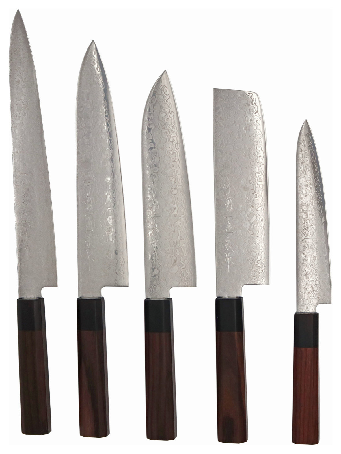 Kikuichi Steel Nickel Warikomi Damascus 10-Inch Sujihiki Knife ...