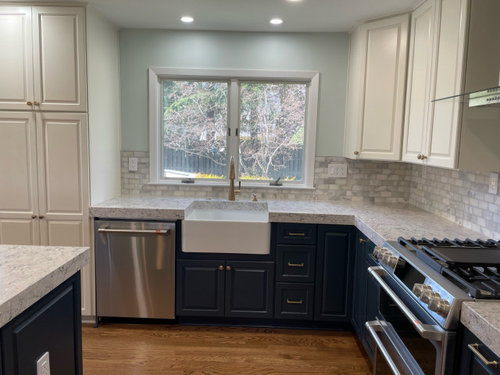 Mitered edge counter tops