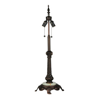 31"H Rope 2 LT Table Base - Traditional - Lamp Bases - by Meyda ...