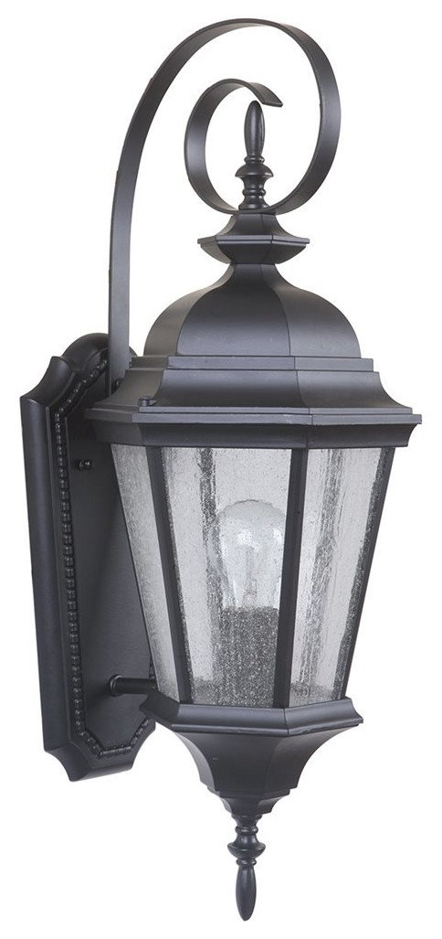 Craftmade Outdoor Chadwick Medium Wall Mount, Midnight - Transitional ...