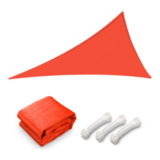 Yescom 25' UV Block Triangle Sun Shade Sail Canopy Patio Pool Cover Net ...