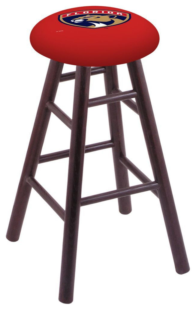 Holland RC Florida Panthers 30" Swivel Oak Bar Stool - Dark Cherry ...