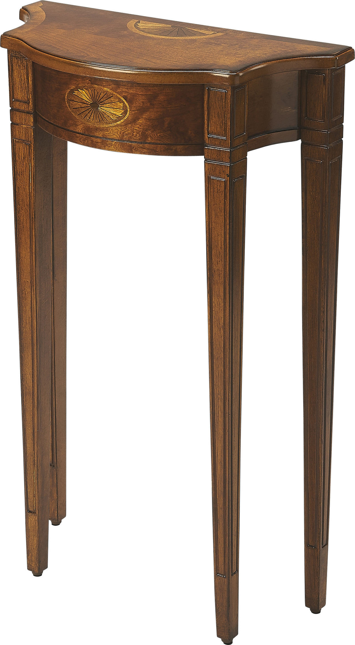 Chester Olive Ash Burl Console Table - Traditional - Console Tables ...