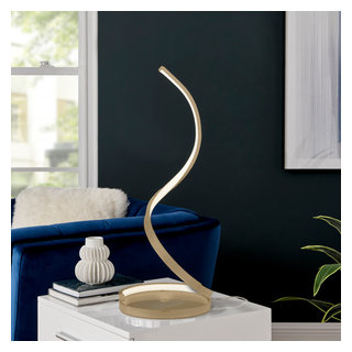 Modern Spiral Dimmable Integrated LED Table Lamp - Modern - Table Lamps ...