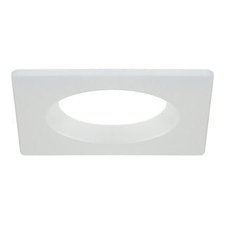 4 PACK White Square Recessed Light Trim - Contemporary - Recessed Trims ...