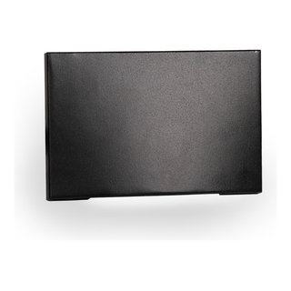 LED Horizontal Scoop Step and Wall Light, Black - Modern - Landscape ...